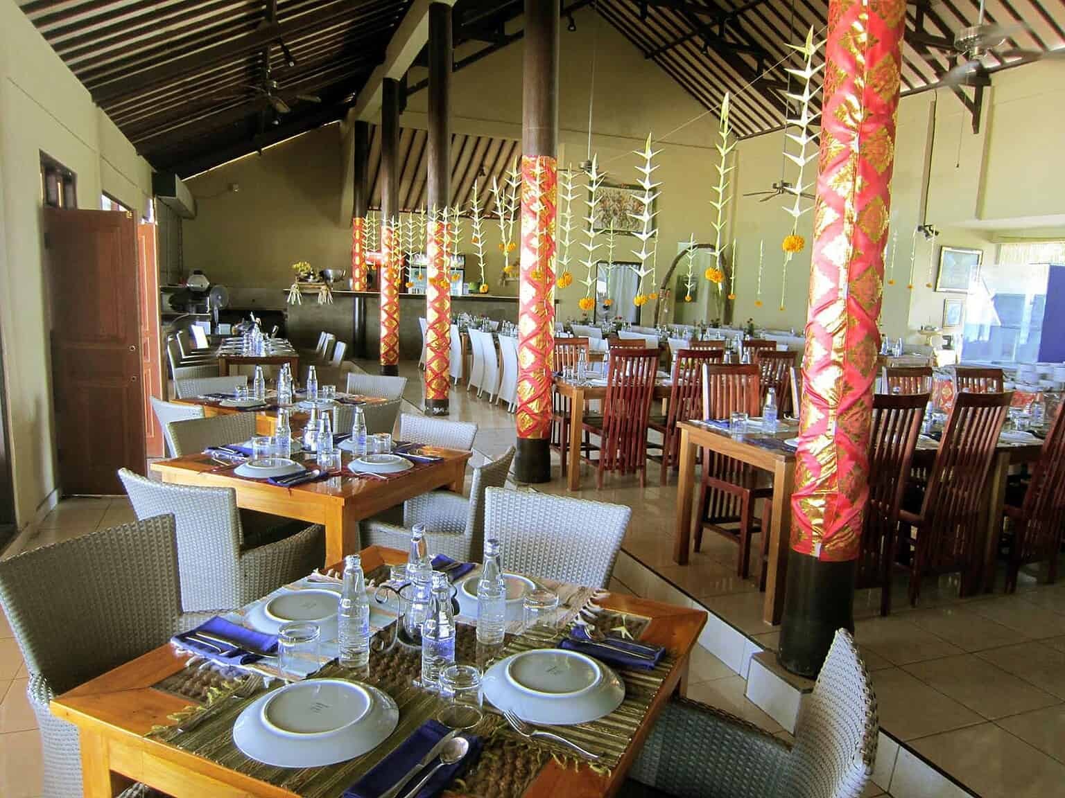 Indoor Seating | Bawang Merah Beachfront Restaurant