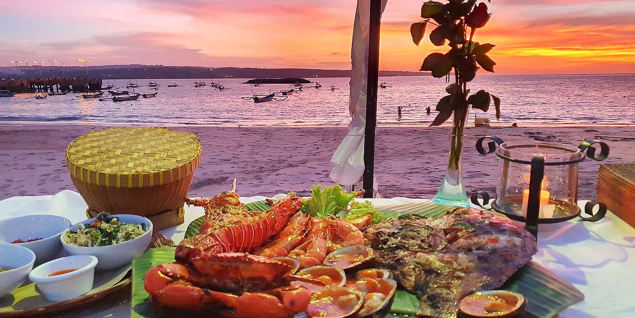 Magical Sunset Dinner | Bawang Merah Beachfront Restaurant